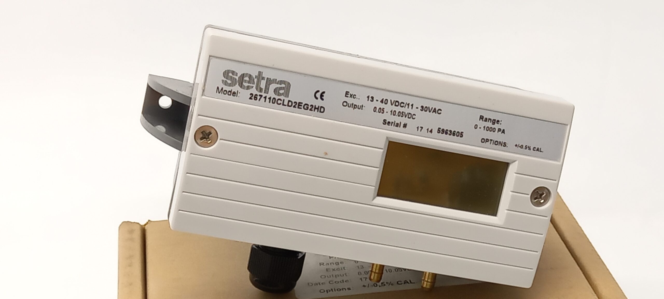 Sensor de baja presión diferencial Setra | SIME TECNICA